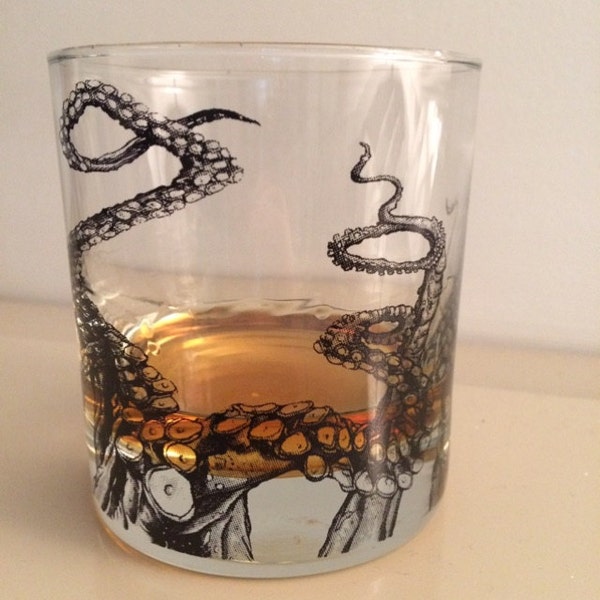 Octopus Tentacles Tentacles Whiskey Glasses Octopus Whisky Glasses Two ...