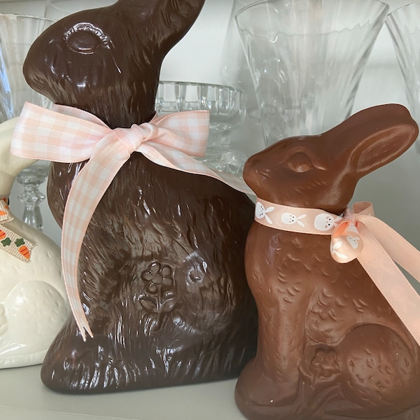 Chocolate Rabbit (ceramic) Large Size - Etsy
