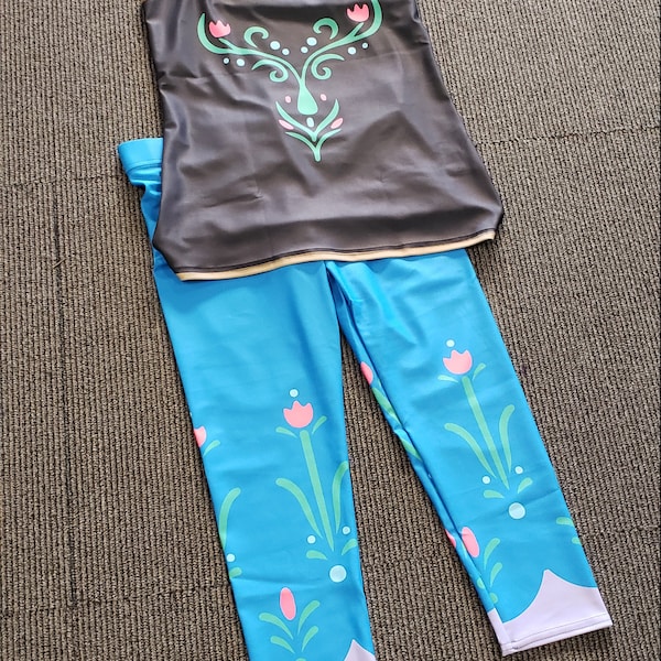 Anna Frozen Inspired Princess Running Costume Tank Top - Etsy