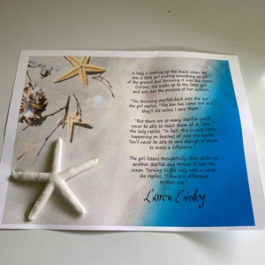 The Starfish Story, Art Print, Instant Download, Coastal Decor ...