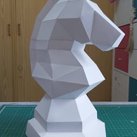 3D Chess SET Papercraft Template,papercraft Chess Pieces,rook, Bishop ...