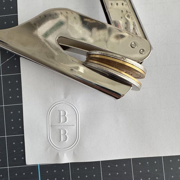 Monogram Embosser | 48 Designs | Custom Your Wedding Embosser | Napkin ...