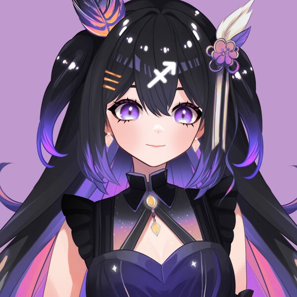 Live2d Vtuber Model for Commercial Use! Sagittarius the Zodiac Vtuber ...