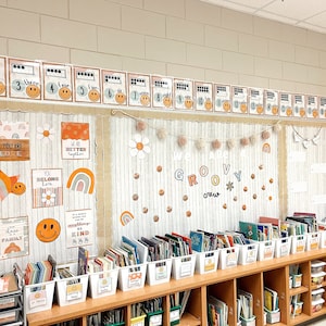 Groovy Boho Classroom Quote Posters - Etsy