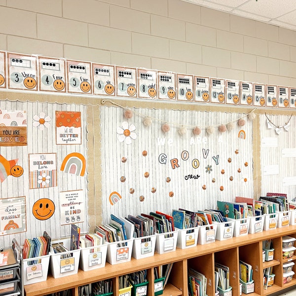 Groovy Boho Complete Classroom Collection [editable] - Etsy