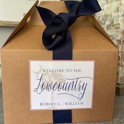 Logo Wedding Welcome Boxes Hotel Welcome Boxes for Wedding Guests Logo ...