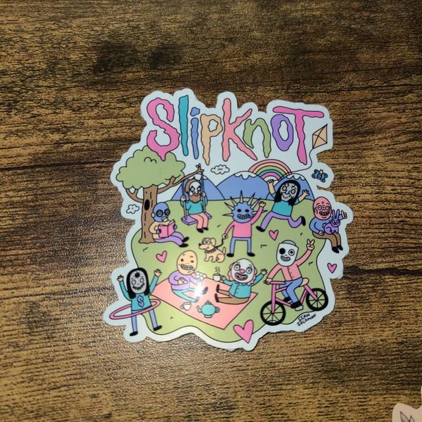Old School Slipknot, Metal Band, Corey Taylor, Slipknot Sticker - Etsy