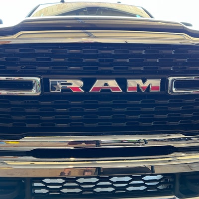 RAM 4x4 Emblem Overlay Decals DRIPPING RED Fits 2009-2023 - Etsy