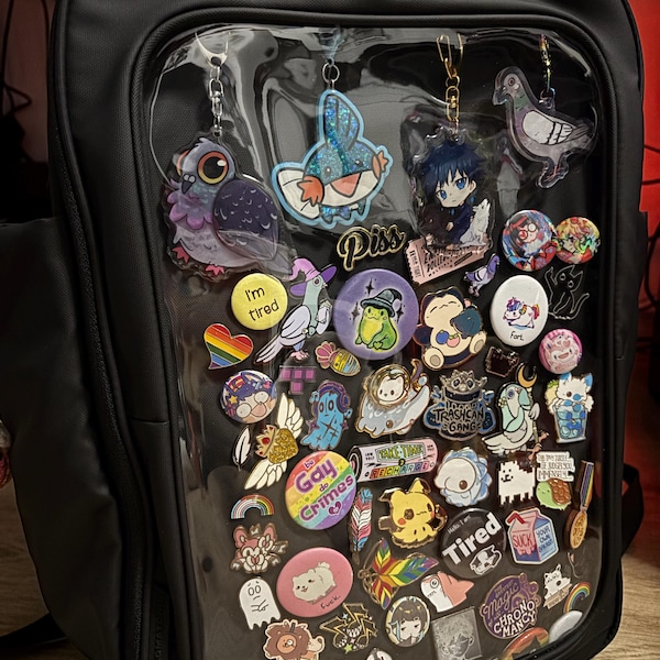 Ita Bag, Pin Display Bag, Ita Backpack, Pin Trading, Window Backpack ...