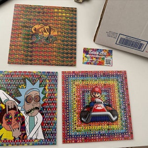 Midnight Psychedelic LSD Blotter Art Psychedelic Acid Free Paper - Etsy