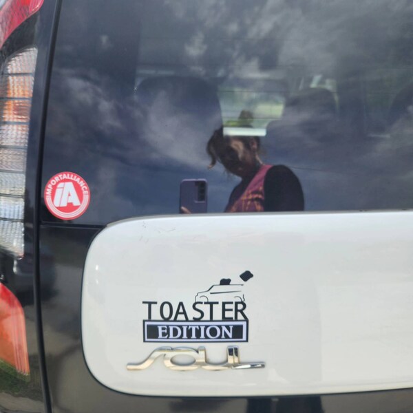 Toaster Edition Car Decal - Kia Soul - Jeep Renegade - Cute - Custom ...