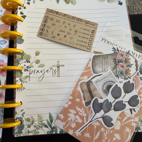 Printed Happy Planner Bible Study Pages, 92 Pages (1/2 Yr.), Christian ...