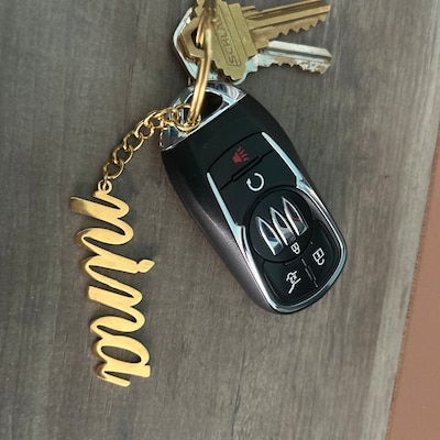 20 Font Styles Customized Keyring Stainless Steel Name Personalized ...