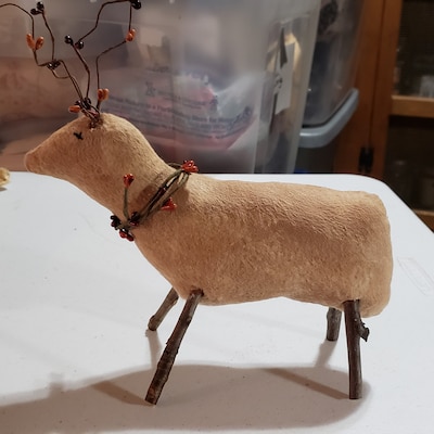 Primitive Reindeer EPATTERN Primitive Country Christmas Cloth Doll ...