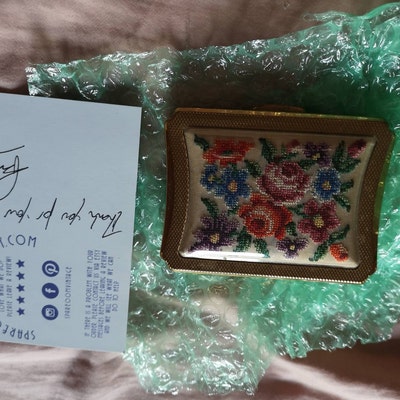 Small Antique Sewing Box, Victorian Cardboard and Celluloid Little ...