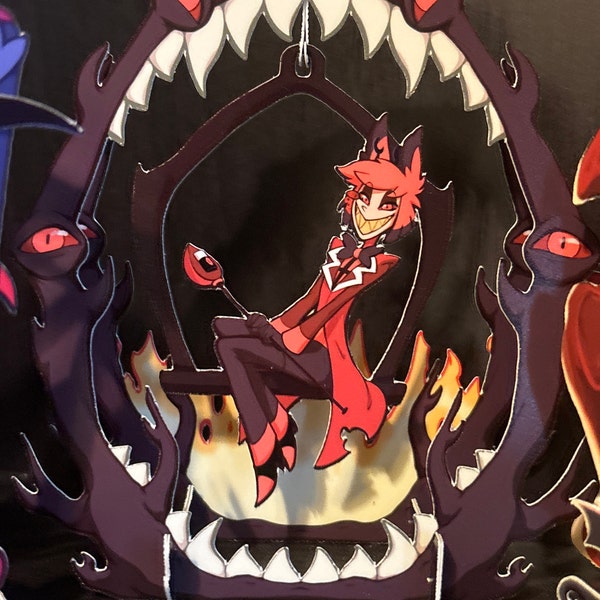 Alastor - Hazbin Hotel Paper Craft Standee - Etsy