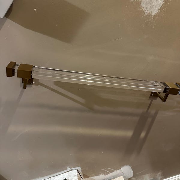 Brown Wooden Curtain Rods,custom Wooden Curtain Rods,round Brackets ...