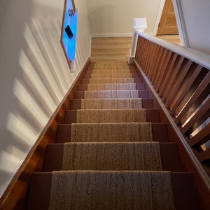 Jute Stairs Runner Natural Fiber Jute Runner Rug Vintage Style CUSTOM ...