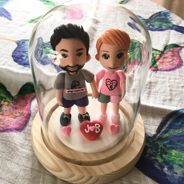 Custom Handmade From Photo Figure Super Light Clay Stand Base ...