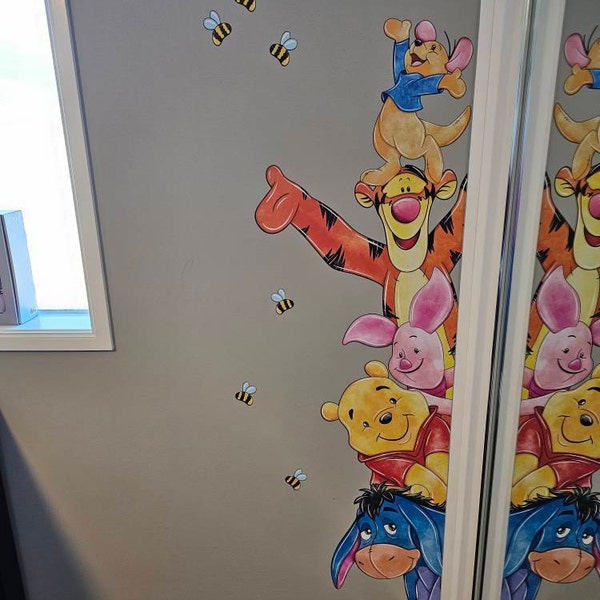 Toy Story Peek A Boo Door Decals, Disney Peeking Wall Stickers, Woody ...