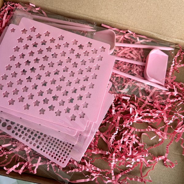 Digital: Tie Sprinkle Stencil 3 Sizes STL File for 3D Printing Digital ...