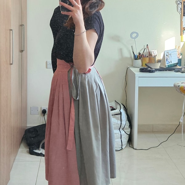 PDF Hanbok Wrap Skirt - Sewing Therapy With a Step-by-step Sewalong Video - Etsy