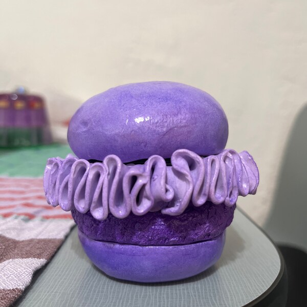 Chocolate Chip Pancake Stack Stash Jar (8oz) | Polymer Clay Stash Jar ...