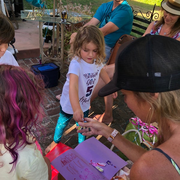 Mermaid Birthday Shirt Girls Utfit Set Personalized Glitter Bodysuit ...