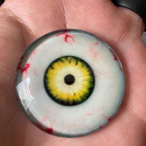 Extra Bloodshot Glass Eyes Realistic Doll Multicolor Taxidermy Eyeballs ...