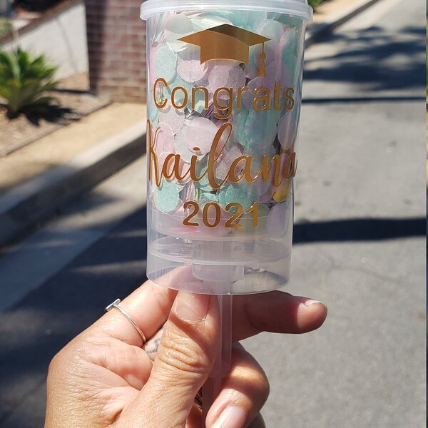 Graduation Confetti Popper - Money Gift Holder - Etsy