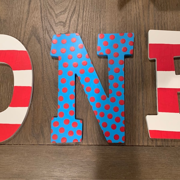 ONE Decorative Large Letters (set of 3 Letters) - Etsy