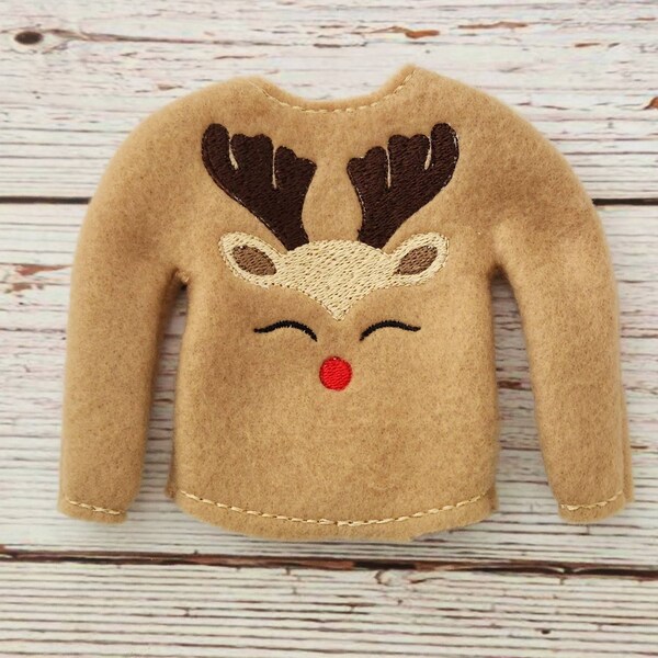 Christmas Rudolf Reindeer Embroidery Design - Xmas Embroidery Designs ...