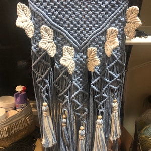 Macrame Mug Rugs Boho Coasters Coffee Mug Plant and Candle - Etsy