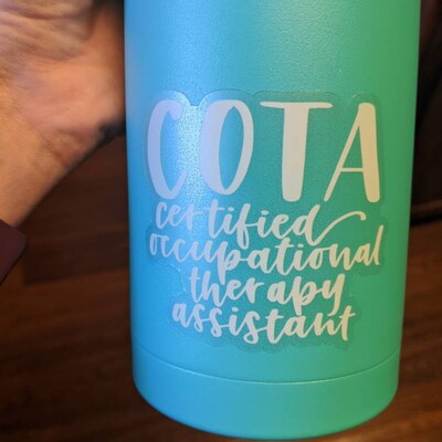 COTA Certified Occupational Therapy Assistant Laptop Sticker COTA ...