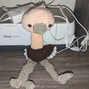 PATTERN: Olive the Ostrich Crochet Ostrich Pattern Amigurumi Ostrich ...