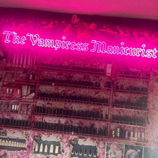 Custom Gothic Name Neon Sign,old English Name Neon Sign, Custom Name ...