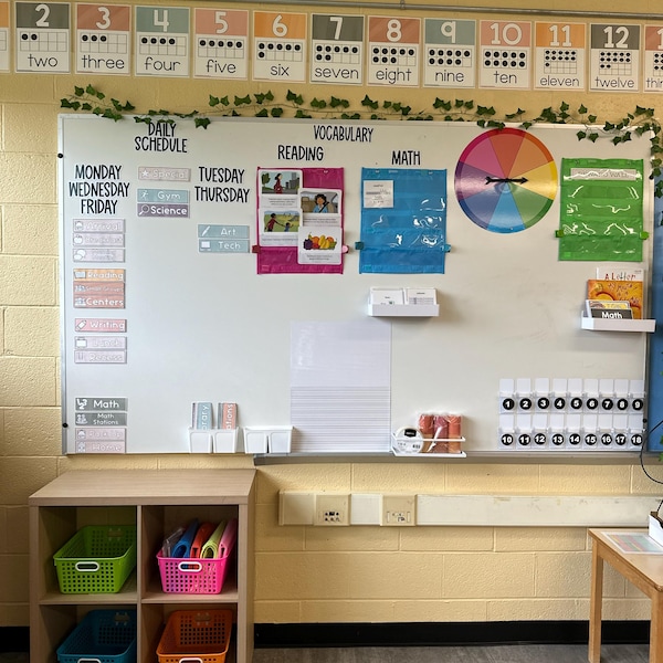 Classroom Decor School Magnets Teacher Helps Classroom Decor Visual Aid ...