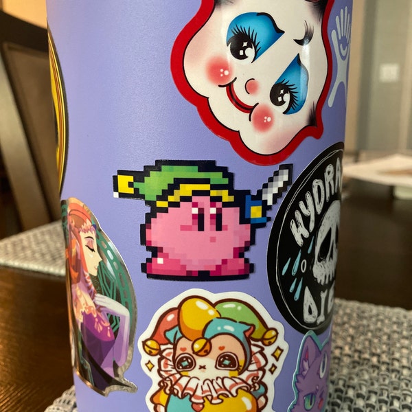 Kirby Sprites Sticker Pack / Laptop Sticker / Vinyl Decal / Glossy - Etsy