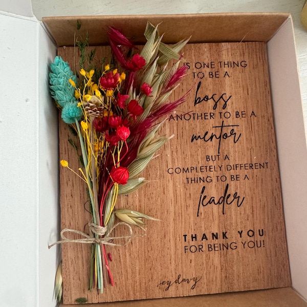 Good Luck in Your New Adventure, Gift for Coworker, for Friend, Dried ...
