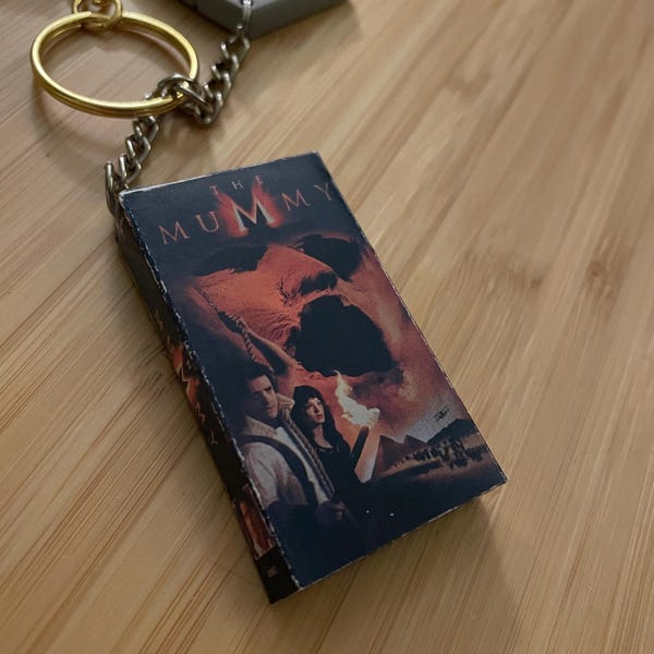 Mini Horror VHS Keychain | Movie Keychain | Horror Movie Bag Backpack ...