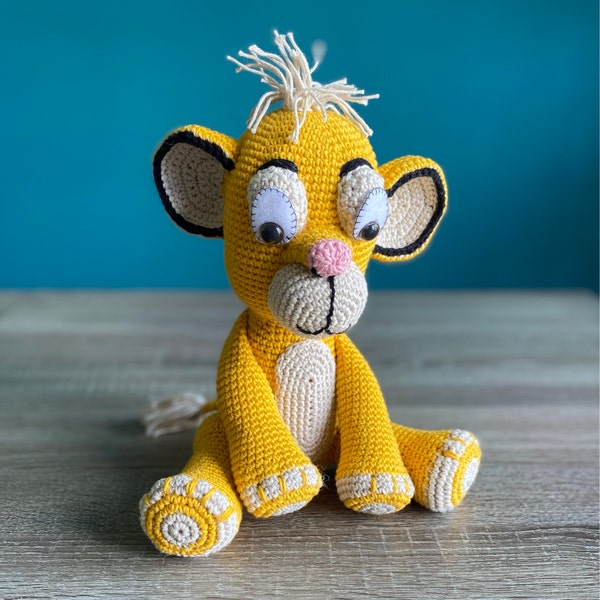 Simba- the Lion Crochet Pattern - Etsy