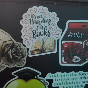 Just One More Chapter Skeleton Reading Sticker Ideal Gift for Book ...