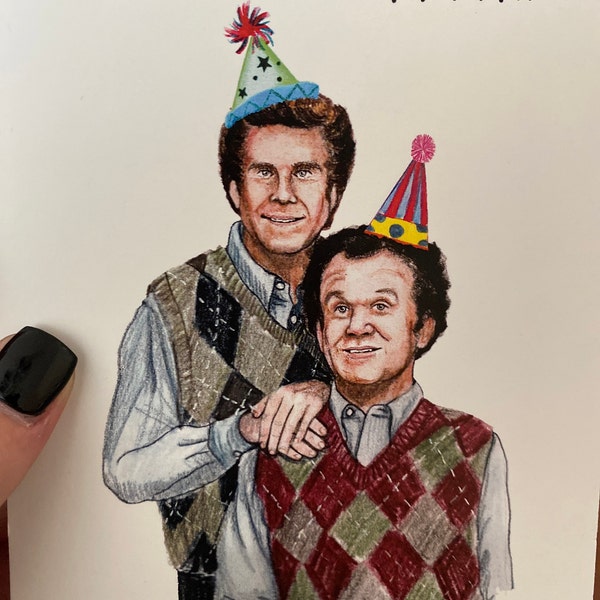 Step Bros Birthday Card, Funny Birthday Card, Comedy Gift for Him, Bday ...