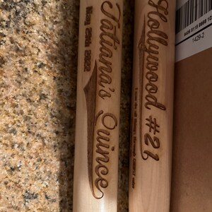 Mini Baseball Bat Laser Engraved Custom Bat Personalized Engraving ...