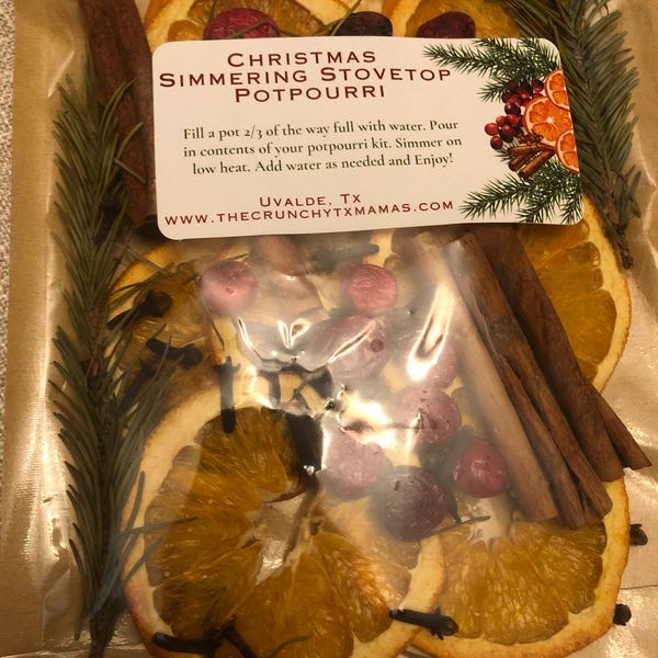 Christmas Simmering Stovetop Potpourri Mix: Winter Holiday Fragrance - Etsy