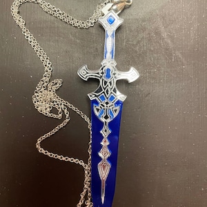 Aymeric's Naegling FFXIV Handmade Acrylic Necklace or Keychain - Etsy