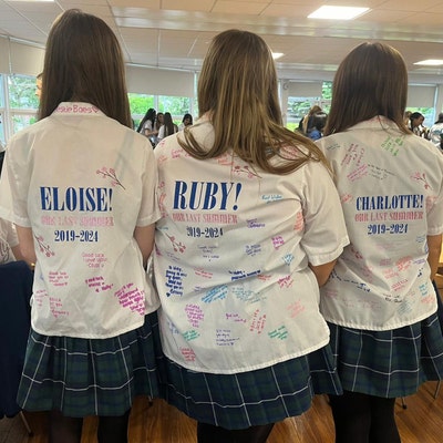 School Leavers Shirt , Clueless , Many Colours Available , Personalised ...