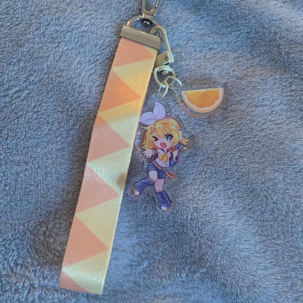 Mini VOCALOID Lanyard Keychains || Miku, Rin, Len - Etsy
