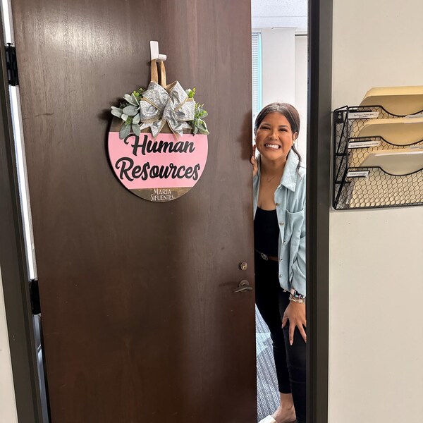 Office Door Hanger | Office Wreath | Workplace Wreath | Workplace Decor ...