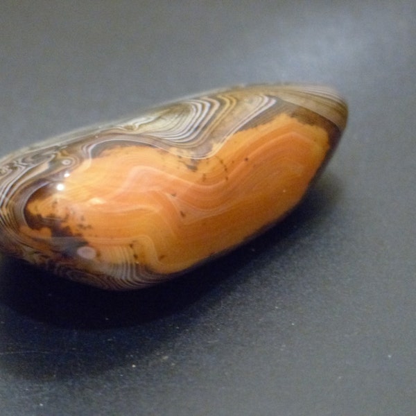 Pretty Blue and Red Limonite Banded Lake Superior Agate Gemstone Rough ...